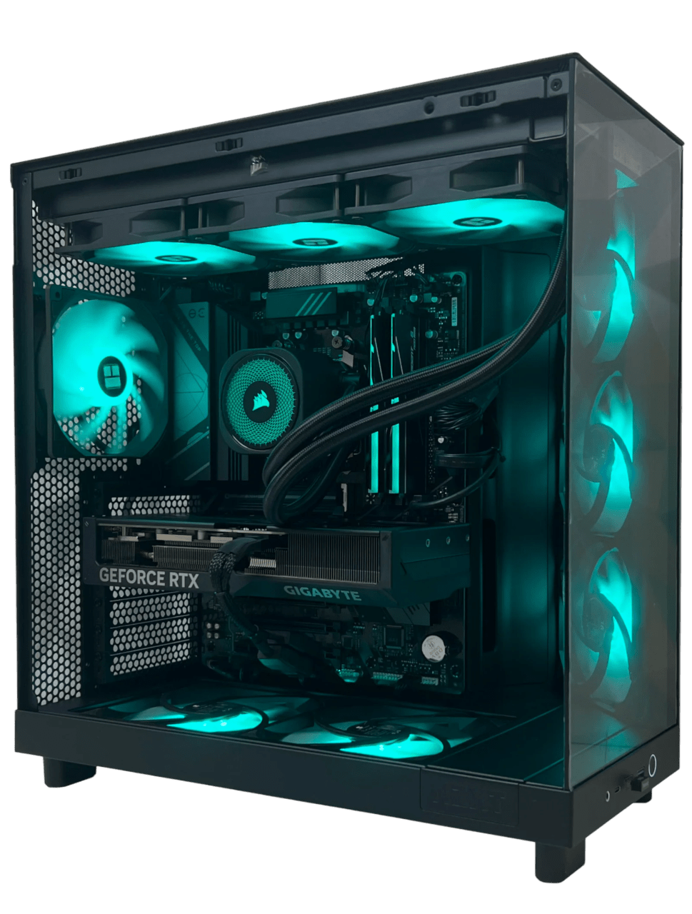 Gaming PC Ryzen 7 9700X mit RTX 5070 & NZXT Kraken – Reonix